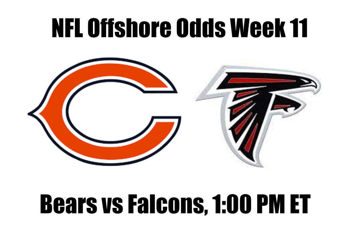 Bears vs Falcons NFL Offshore Betting Odds, Preview, and Pick (Week 11 ...