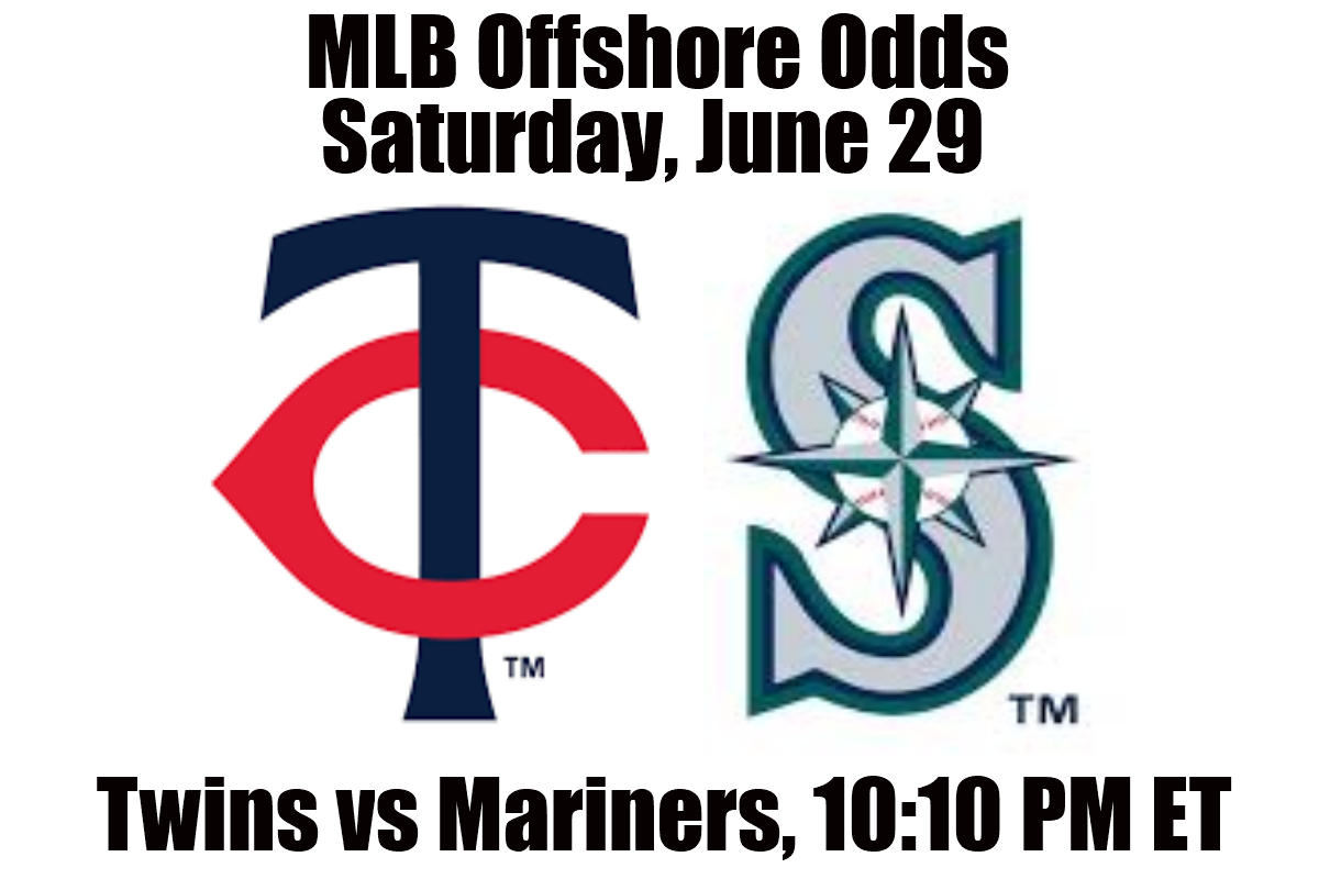 June 29 Twins vs Mariners MLB Offshore Betting Odds, Preview - Best ...