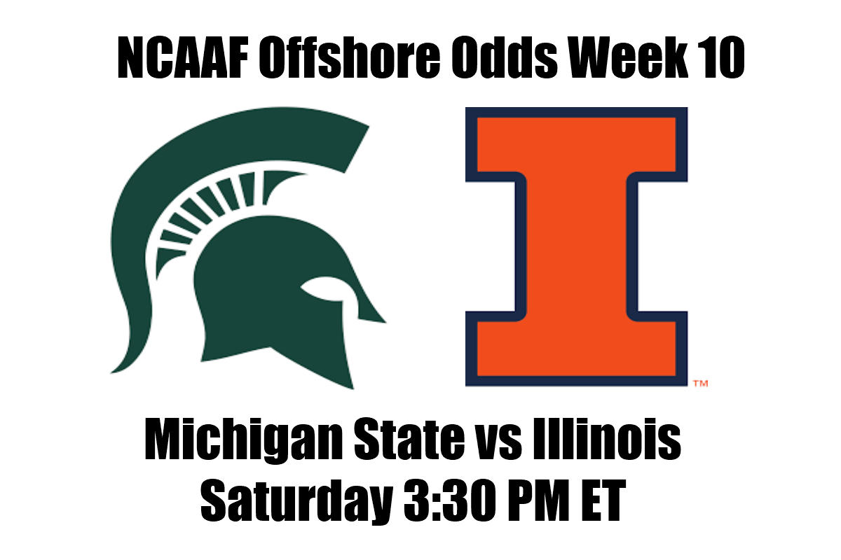 Michigan State vs #14 Illinois NCAAF Offshore Betting Odds, Preview ...
