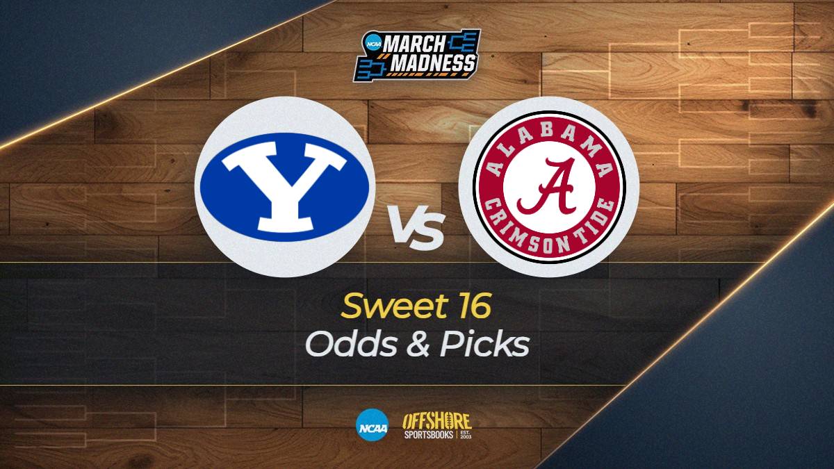 #6 BYU vs #3 Alabama NCAAB Picks and Odds (Mar 27)
